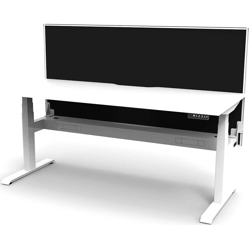 Office Furniture - Rapidline Boost+ Single Sided Workstation + Screen ...